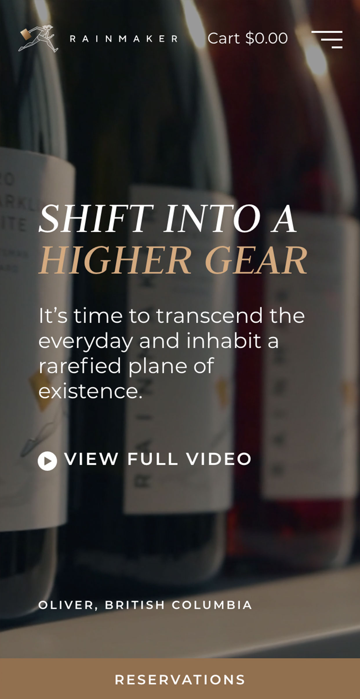 Leap XD | Web. Branding. Design. | Rainmaker Wines