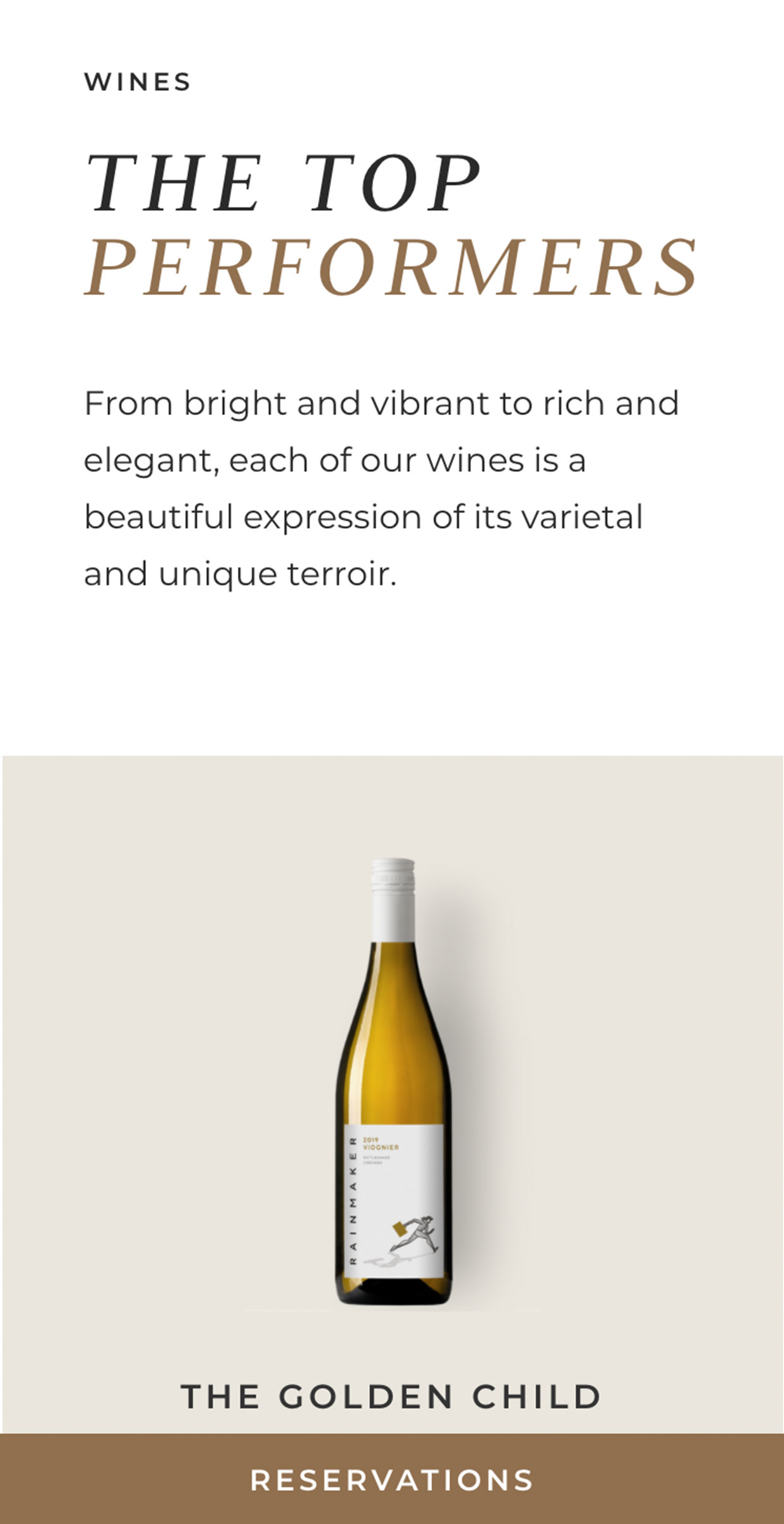Leap XD | Web. Branding. Design. | Rainmaker Wines